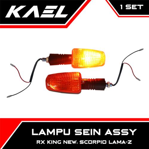Promo Lampu Sein Assy Scorpio Lama Z RX King New Sen Warna Kuning Set ...