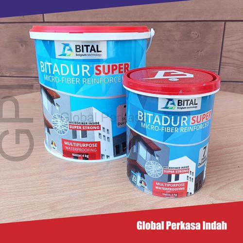 Jual Bital Cat Anti Bocor Super Kuat - Bitadur Super 1Kg 4Kg Putih Abu ...