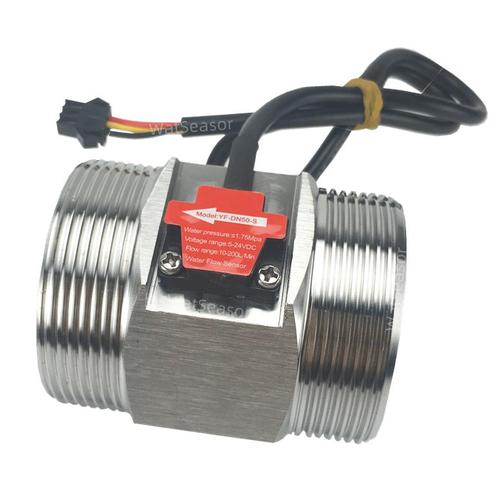 Jual G2 DN50 Water Flow Sensor 1.75MPa Hall Sensor Turbine - Kota ...