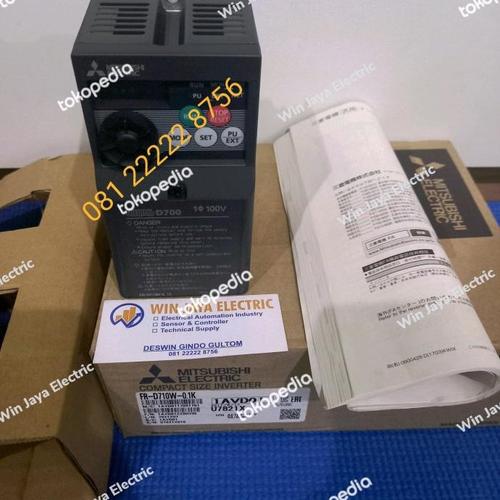 Jual Mitsubishi Fr-D710W-0.1K Inverter In:1Phase 100-115V Out:3Phase ...