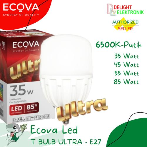 Jual Lampu LED Ecova T Bulb ULTRA 35w 45w 55w 85w Putih 6500k - 35 Watt ...
