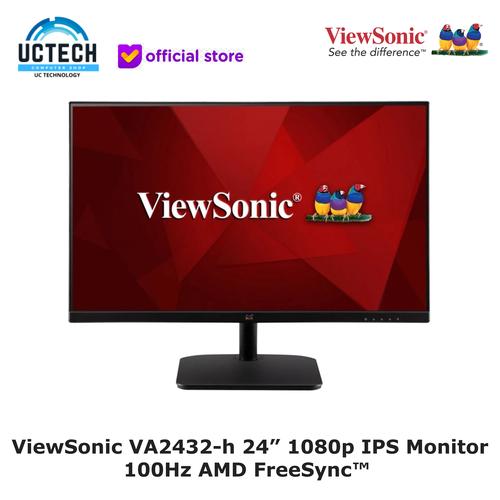 Promo VIewSonic VA2432 h 24” 1080p IPS 100hz 1ms Monitor Cicil 0% 3x ...