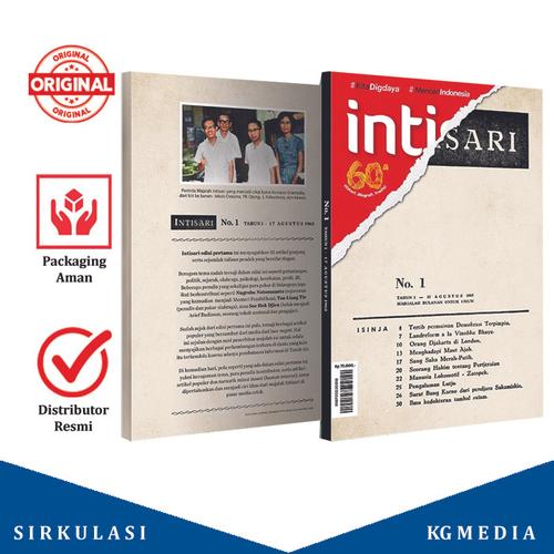 Jual PRE-ORDER) PENERBITAN KEMBALI MAJALAH INTISARI EDISI 1 AGUSTUS 1963 - Kota Surabaya ...