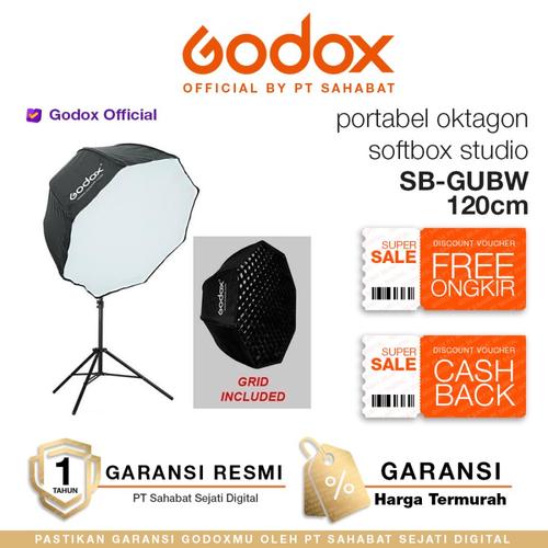 Jual GODOX portabel oktagon 120cm softbox studio photo SB-GUBW 120cm SB-UBW - GUBW 120CM ...