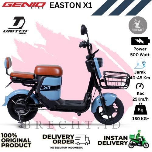 Jual Sepeda Listrik Genio EASTON X1 Electric Bike 500 Watt - Kuning ...