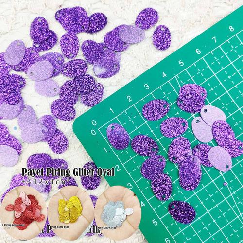 Jual Payet Piring Gliter Oval 5 Gram / Piringan Manik 5 Gram - Kota ...
