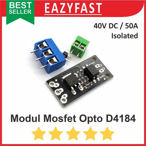 Jual Modul Mosfet D4184 40V 50A Opto Switch Trigger Driver PWM Relay ...