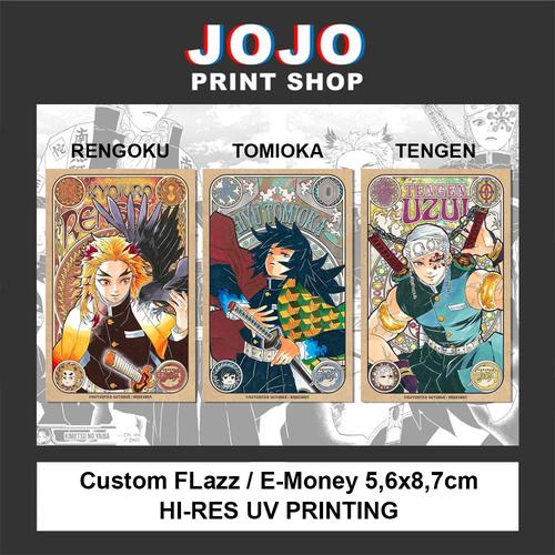 Jual CUSTOM KARTU FLAZZ BCA GEN 2 / EMONEY DEMON SLAYER HASHIRA TAROT ...