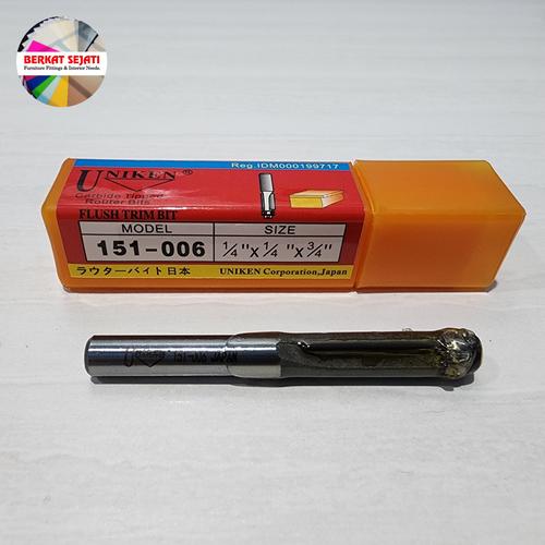 Jual Mata Profil Router Bits 151-006 (6mm) FLUSH TRIM BIT BEARING Pisau ...