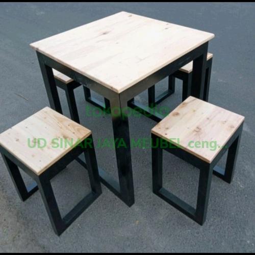 Jual meja set minimalis kaki model U kayu jati belanda - Jakarta Barat - UD SINAR JAYA MEUBEL ...