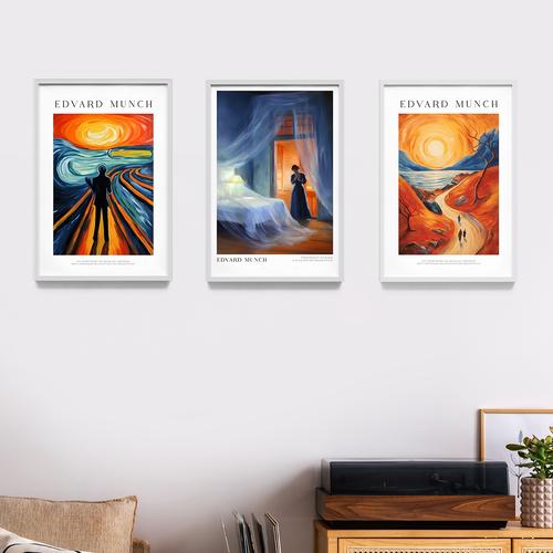 Promo Lukisan Print Gaya Klasik Eropa, Art Print Frame Kayu Wall Decor ...