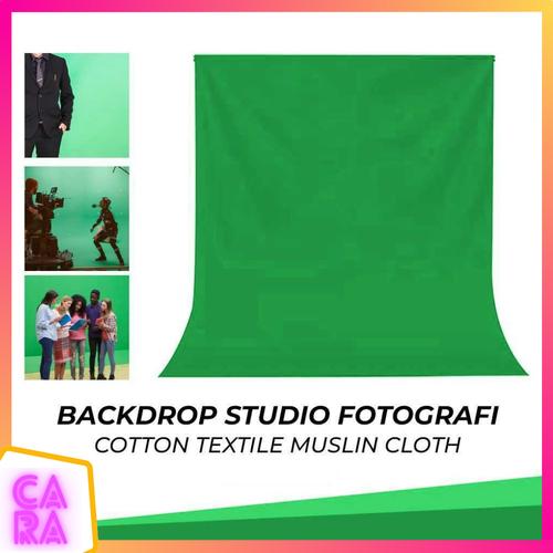 Jual Kain Backdrop Background Foto Studio Green Screen Youtuber Kit ...