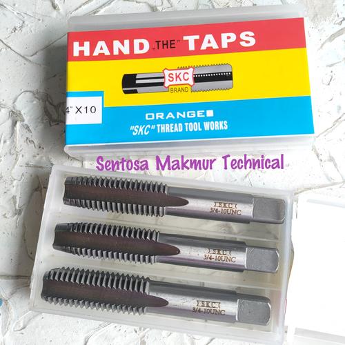 Jual M 3/4 x 10 Mata Hand Tap Bor Pembuat Ulir Drat Derat Baut M3/4 x ...