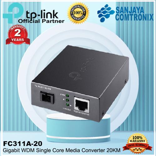 Jual TP-Link TL-FC311B-20 Gigabit WDM Media Converter - FC311A-20 ...