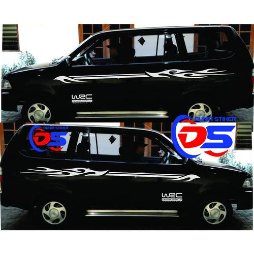 Jual Stiker Mobil Kijang Stiker Tribal WRC Striping Mobil Kijang kapsul ...