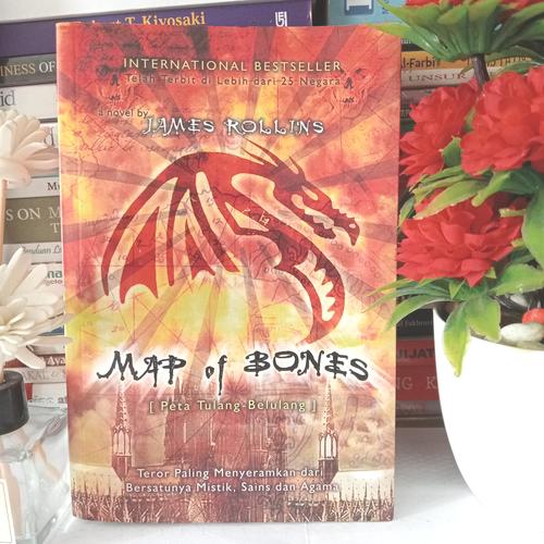 Jual ORIGINAL NOVEL INDONESIA BEST-SELLER MAP OF BONES by James Rollins ...