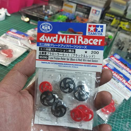 Jual ROLLER ZENQUISH 19MM HITAM ISI 4 MERAH ISI 4 ORIGINAL TAMIYA ...