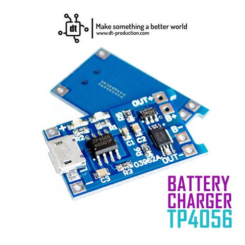 Jual Modul Charger Baterai Lithium Li-ion TP4056 TP 4056 Dengan ...