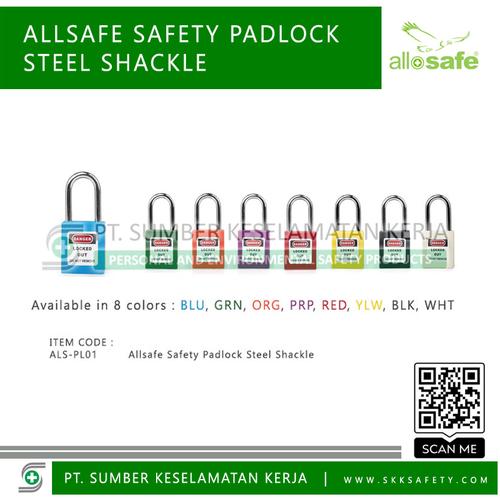 Jual Gembok Safety Loto Aneka Warna | Allsafe Safety Padlock Steel ...