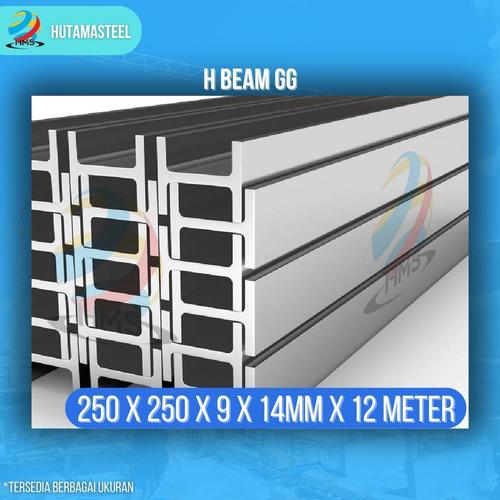Jual Besi H Beam SNI ex.GG 250x250x9x14mmx12M. - Tersedia Merk LS, KS ...