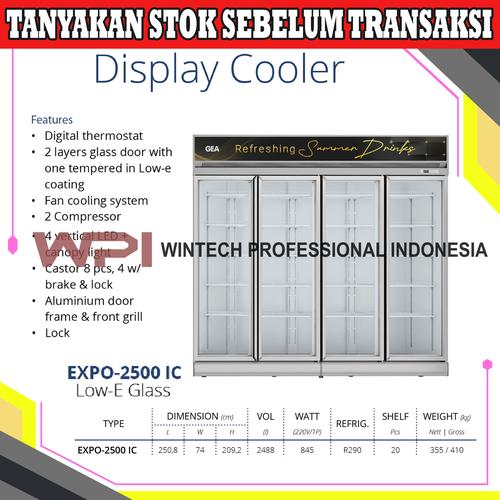 Jual Gea EXPO-2500 IC Display Cooler / Showcase / Chiller /Lemari ...