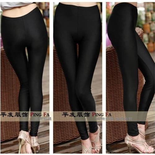 Jual Legging Fashion Import - Stretch Silky Kilat - Hitam - Jakarta ...
