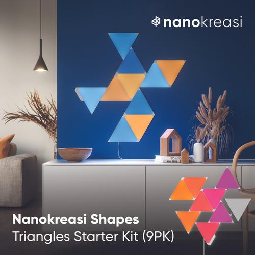 Jual Lampu Shapes Triangle NANOKREASI Starter Kit (9 Panels) - Kota ...