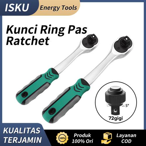 Jual Isku Gagang Ratchet Stang Kunci Shock 1/2 dan 1/4 Sock Sok Rachet ...