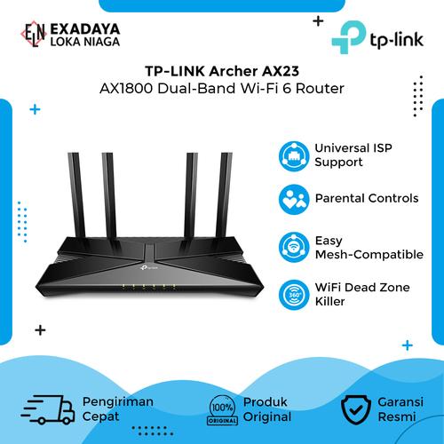 Jual TP-Link Archer AX23 AX1800 Dual-Band Wi-Fi 6 Wireless Router ...