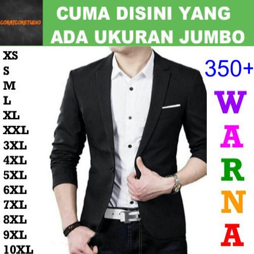 Jual Blazer Cowok Jas Pria Celana Rompi Dasi HITAM BLACK LIS PUTIH Suit ...