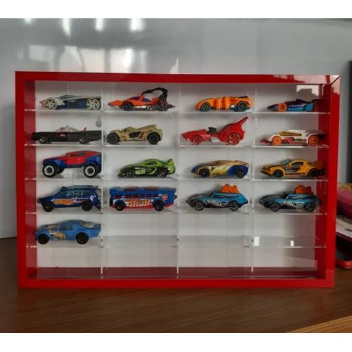 Jual Rak display akrilik Diecast Hotwheels Acrylic Isi 24 1:64 - hitam ...