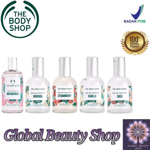 Jual EDT The Body Shop ( British Rose - Vanilla - Shea - Moringa ...