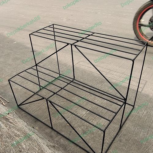 Promo 1 Meter/Rak Pot Tanaman Bunga Standing Planter/Rak Bunga Besar ...