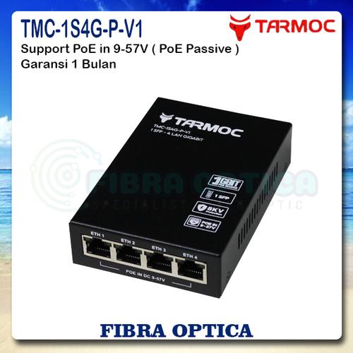 Jual Tarmoc TMC-1S4G-P-V1 | Switch Hub 1 SFP - 4 LAN Gigabit POE-in (9 ...