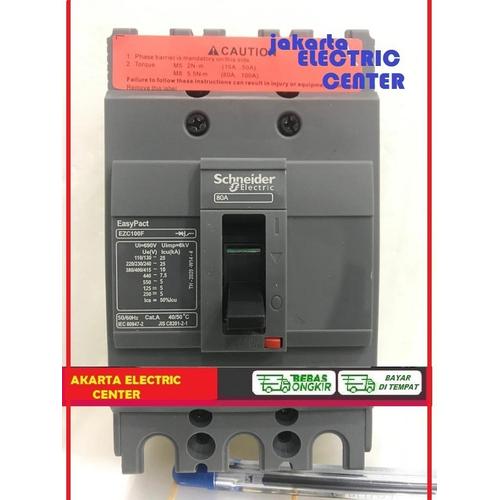 Jual Schneider EZC MCCB EZC 100F 80A - Kota Tangerang - Jakarta ...