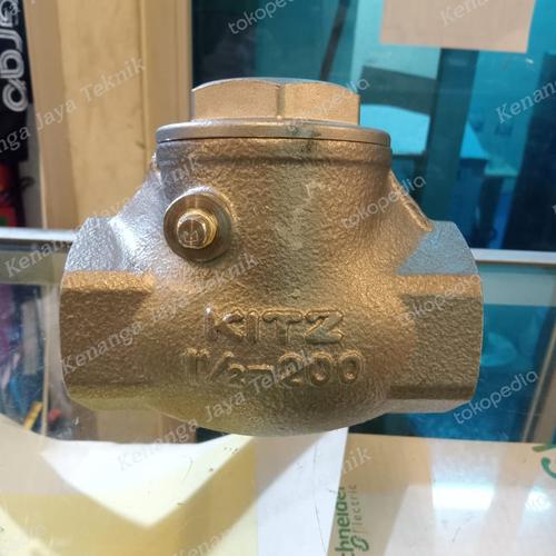 Jual Swing check valve kitz 3/4" inch SS304 drat stainless steel 304 ...