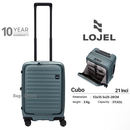 Jual Lojel Cubo Cabin 21 Inch Koper Laptop bukaan atas small - stone blue - Stone Blue - Kota ...