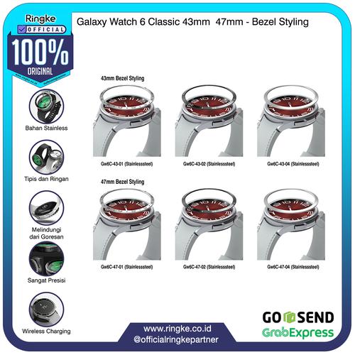 Promo Ringke Galaxy Watch 6 Classic 43mm 47mm Bezel Styling Premium Tipis - 43mm-inner-02 ...