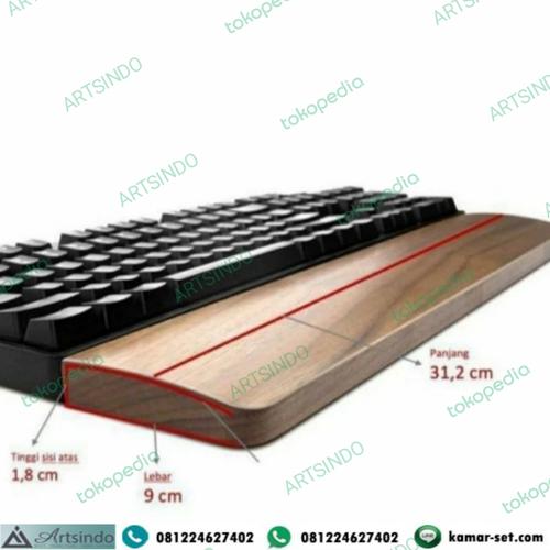 Jual TATAKAN KEYBOARD KAYU JATI SOLID, Stand Keyboard Kayu Estetik ...