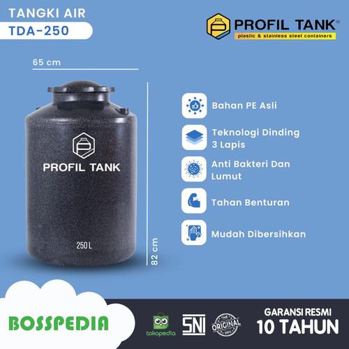 Jual TOREN / TANDON AIR PROFIL TANK TDA 250 LITER GARANSI 10 TAHUN ...