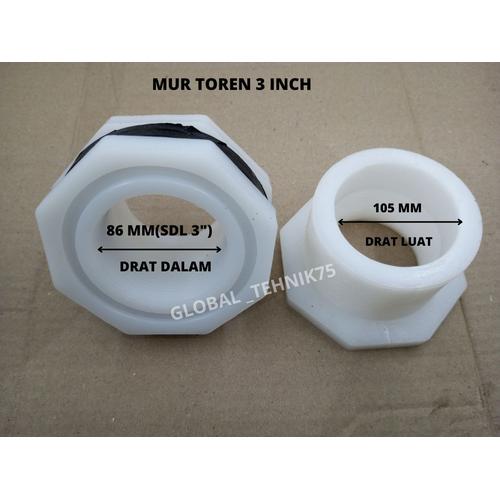 Jual MUR TOREN TOREN TANDON AIR DRAT DALAM 3 INCH, DRAT LUAR 3 1/2 INCH ...