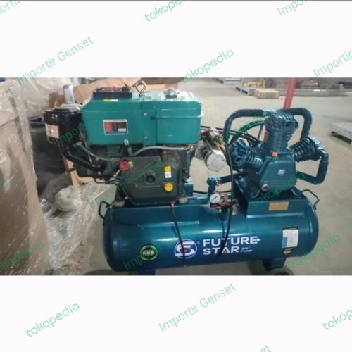 Jual Kompresor Angin 10 HP engine Diesel 12 Bar Futurestar - Jakarta ...