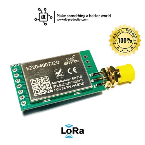 Jual LoRa E220-400T22D LLCC68 Original EBYTE Modul Wireless UART TTL ...