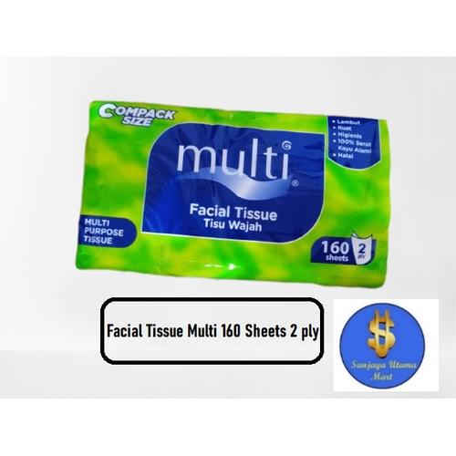 Jual Facial Tissue Multi Compack Size 160 Sheets 2 ply - Kota Bandung ...