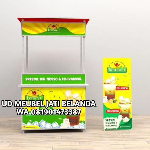 Jual booth es teh solo gerobak kekinian gerobak es teh Jawa gerobak ...