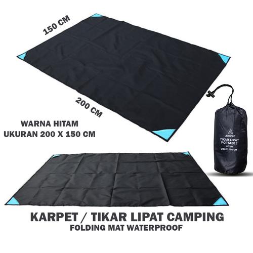 Promo KARPET CAMPING LIPAT WATERPROOF TAHAN AIR - TIKAR CAMPING 150X150 ...