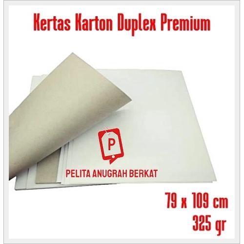 Jual Karton Duplex Tebal Premium / Kertas Box Kue Pola Jahit 325gr ...
