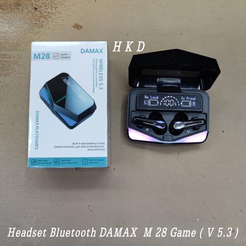 Jual HEADSET BLUETOOTH GAMING TWS M28 DUAL MODE BT V 5.3 LED SMART ...