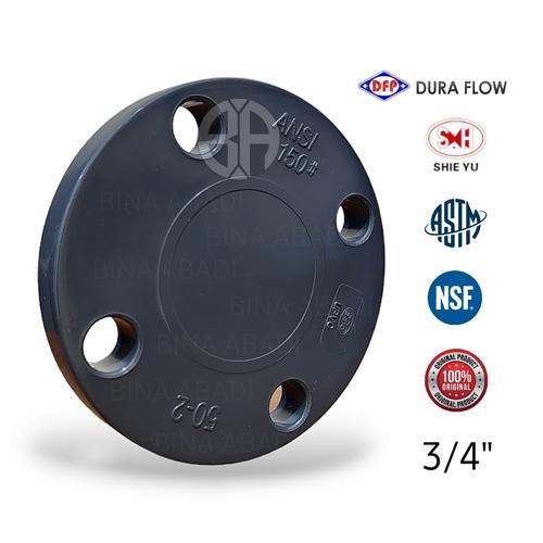 Jual Blind Flange UPVC SCH 80 ANSI 150 Size 3/4 Inch DFP DURAFLOW ...