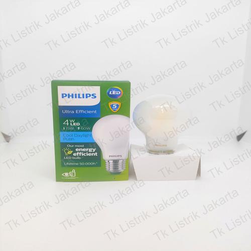 Jual Lampu Philips Led Bulb E27 Classic Ultra Efficient 4W A60 ...